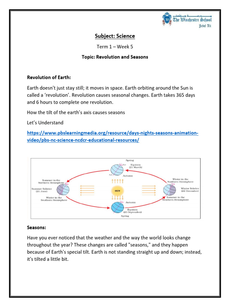 Earth's Tilt and Seasonal Changes | PDF | Earth | Rotation