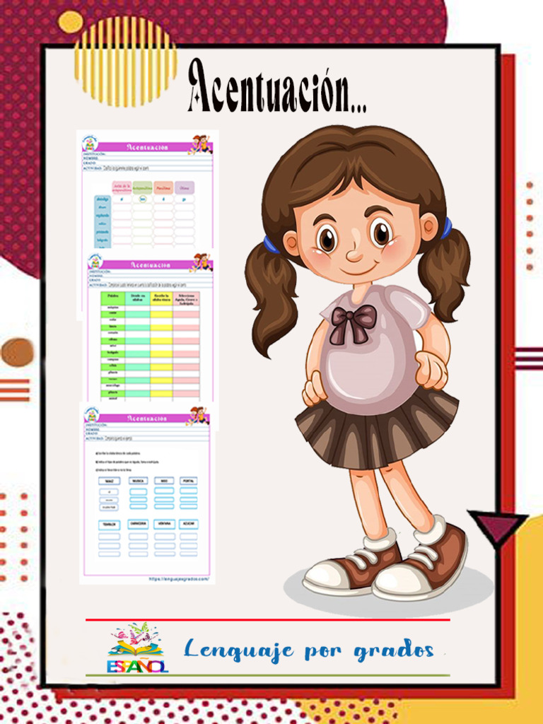 Acentuación Clasificación de Palabras | PDF