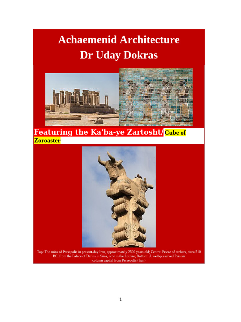 Achaemenid Architecture and Influence | PDF | Achaemenid Empire | Cyrus ...