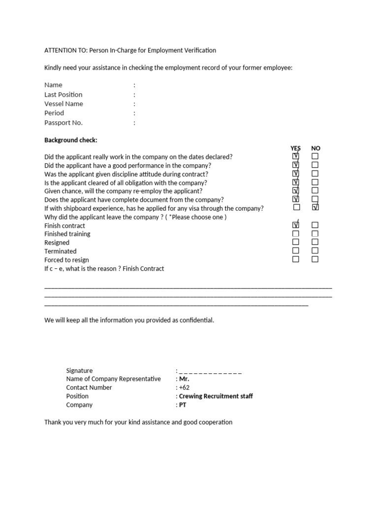 Reference Letter FTR | PDF