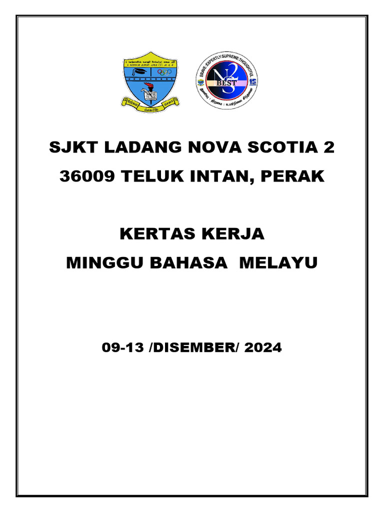 Program Minggu Bahasa Melayu 2024 | PDF