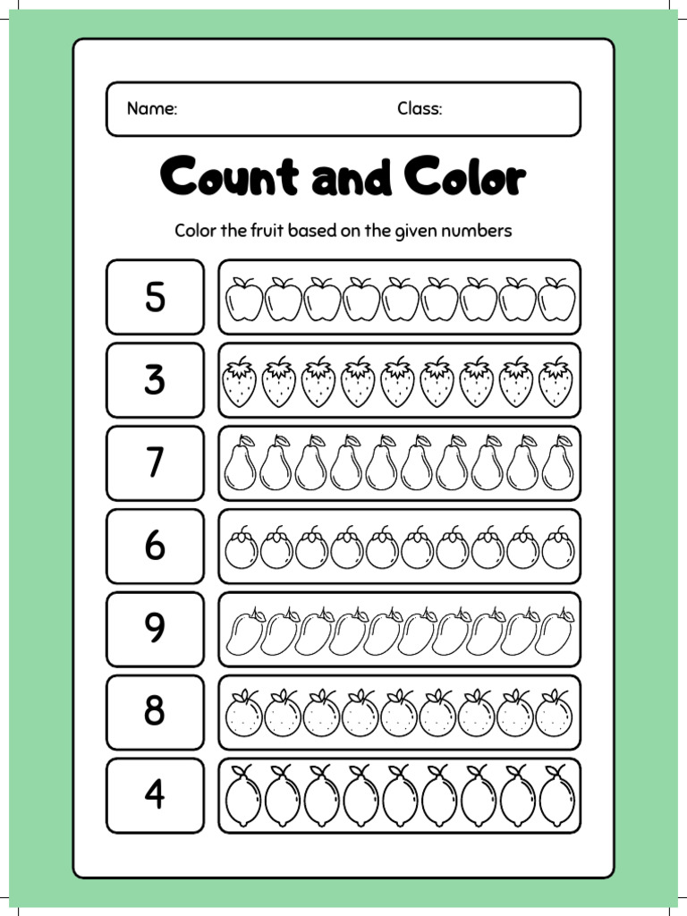 Color Numbers | PDF