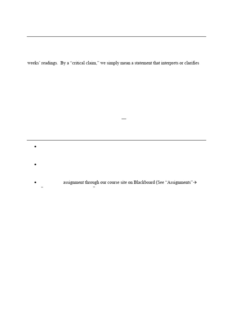 Close Reading Assignment | PDF | Essays | Thesis