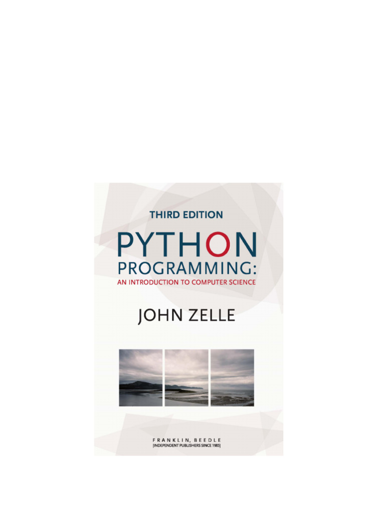 Python Programming An Introduction To Computer Science 3rd Edition 5216