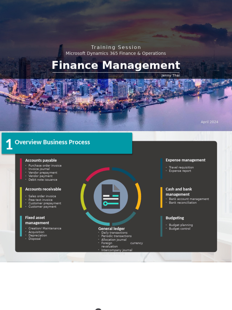 D365FO - Training Slide - Finance Management - v1.2 | PDF | Accounts ...