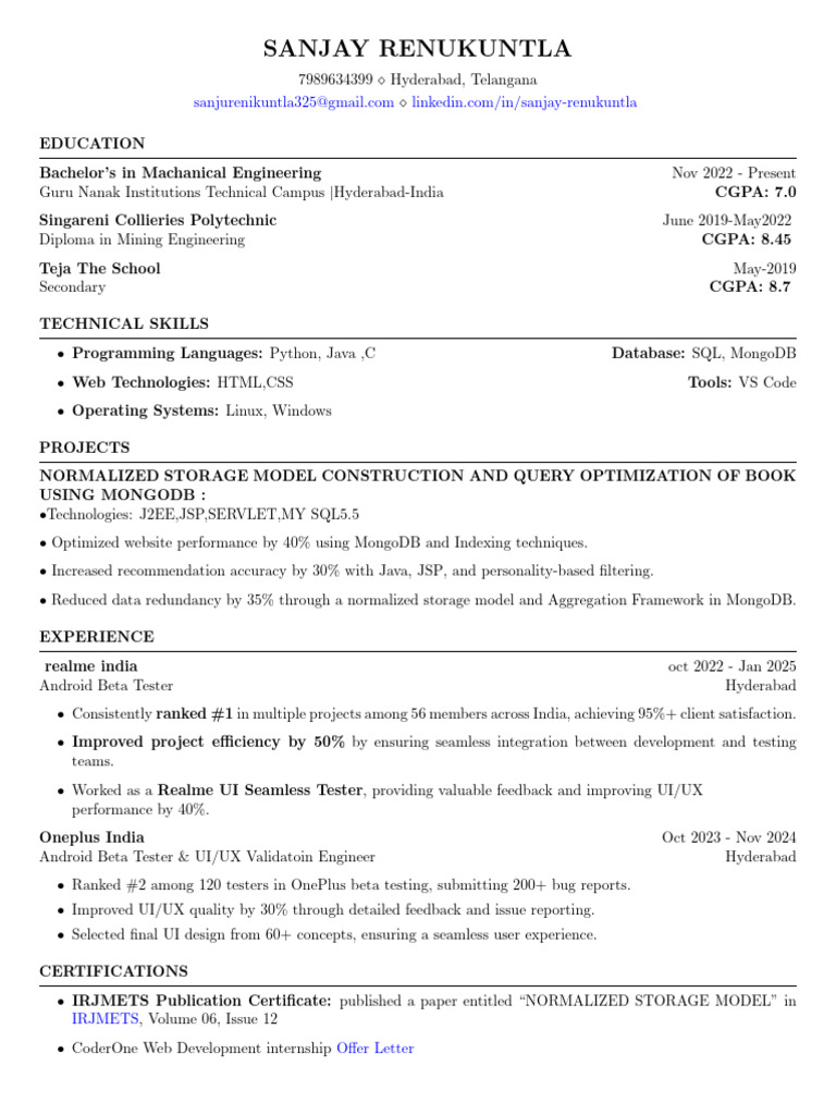 FAANGPath Simple Template | PDF | Mongo Db | Java (Programming Language)