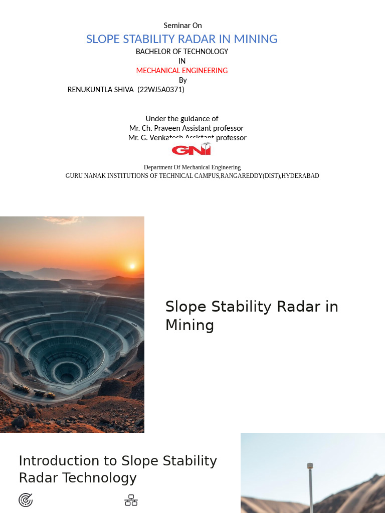 Slope Stability Rader Shiva | PDF | Radar | Earth Sciences