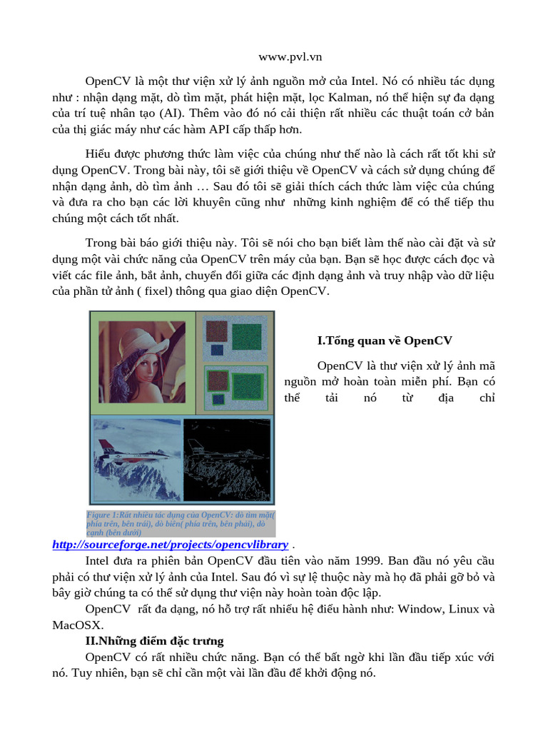 OpenCV Overview | PDF