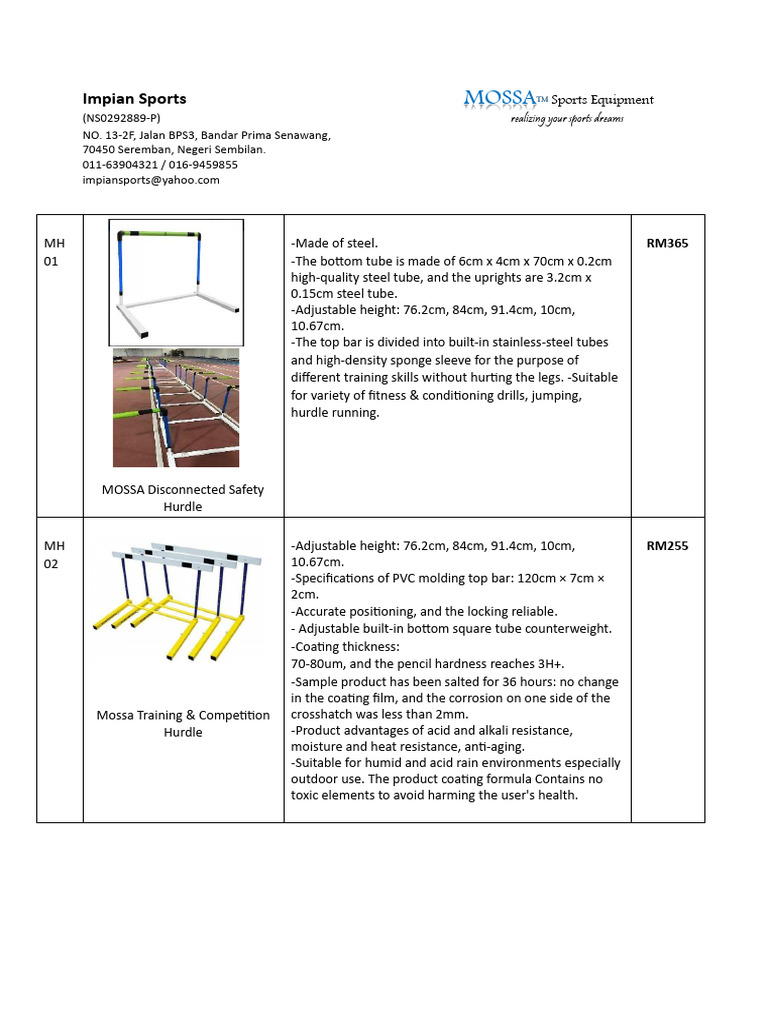 Impian Sports MOSSA | PDF | Metals | Materials