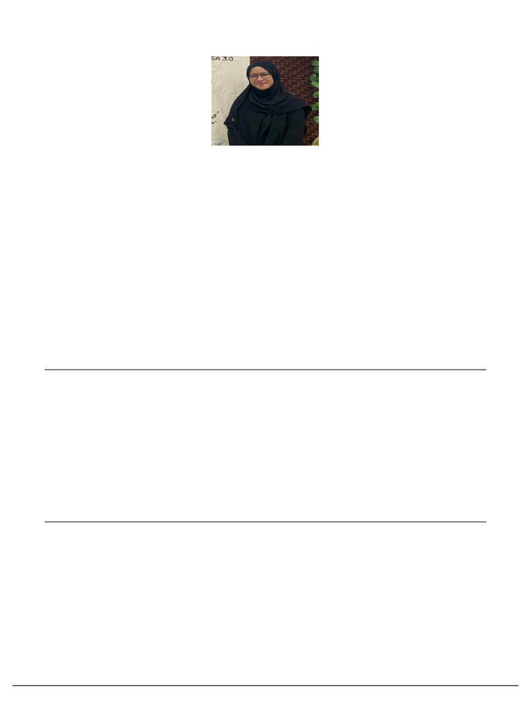 Operations Manager Profile: Noor Hazreen | PDF | Marketing | Supply Chain