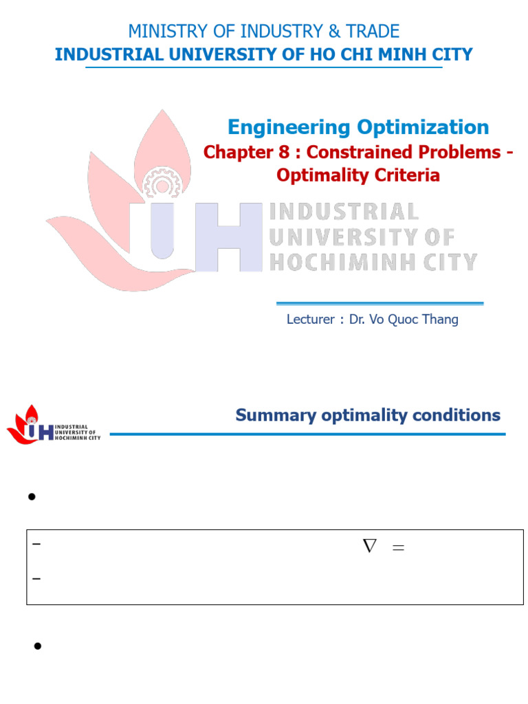 EO_Chapter 8_Constrained Problems-Optimality Criteria | PDF | Mathematical Optimization ...
