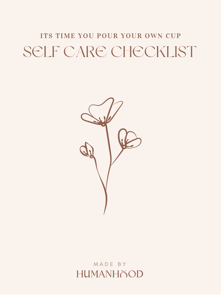 Self Care Checklist | PDF