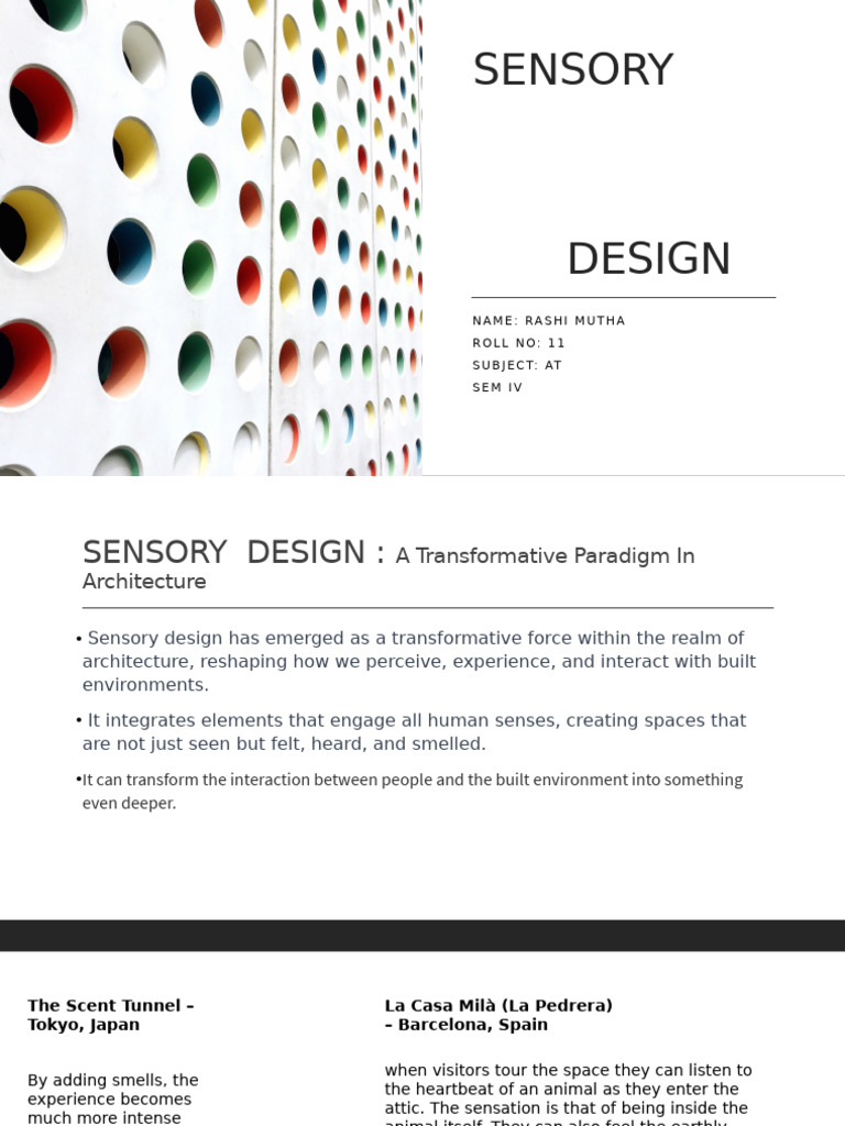 SENSORY | PDF