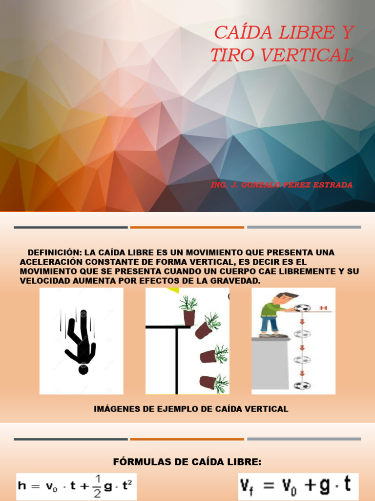 Caída libre y tiro vertical | PDF