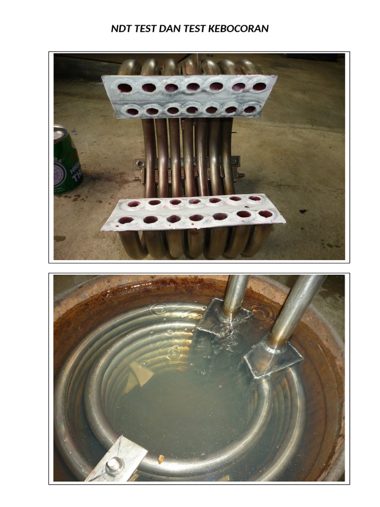 NDT Test Dan Test Kebocoran | PDF