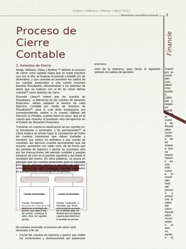 Asientos Cierre | PDF | Contabilidad | Corporaciones