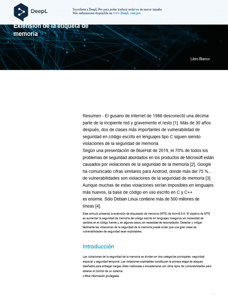 Arm - Memory - Tagging - Extension - Whitepaper Es | PDF | Puntero (Programación de computadora ...