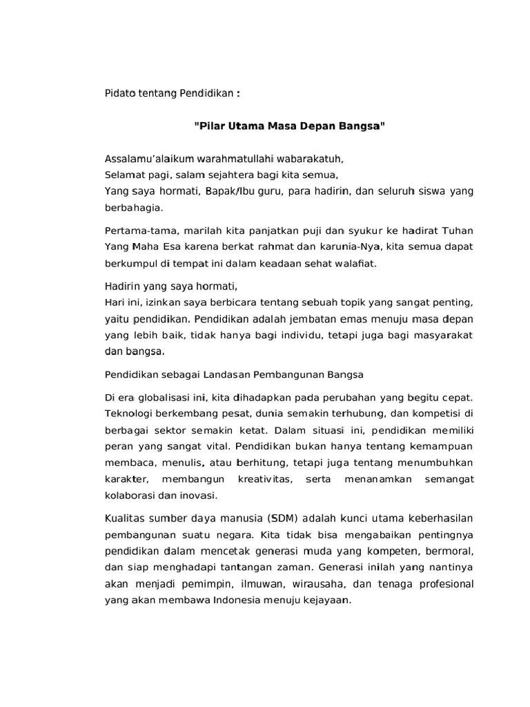 Pidato | PDF