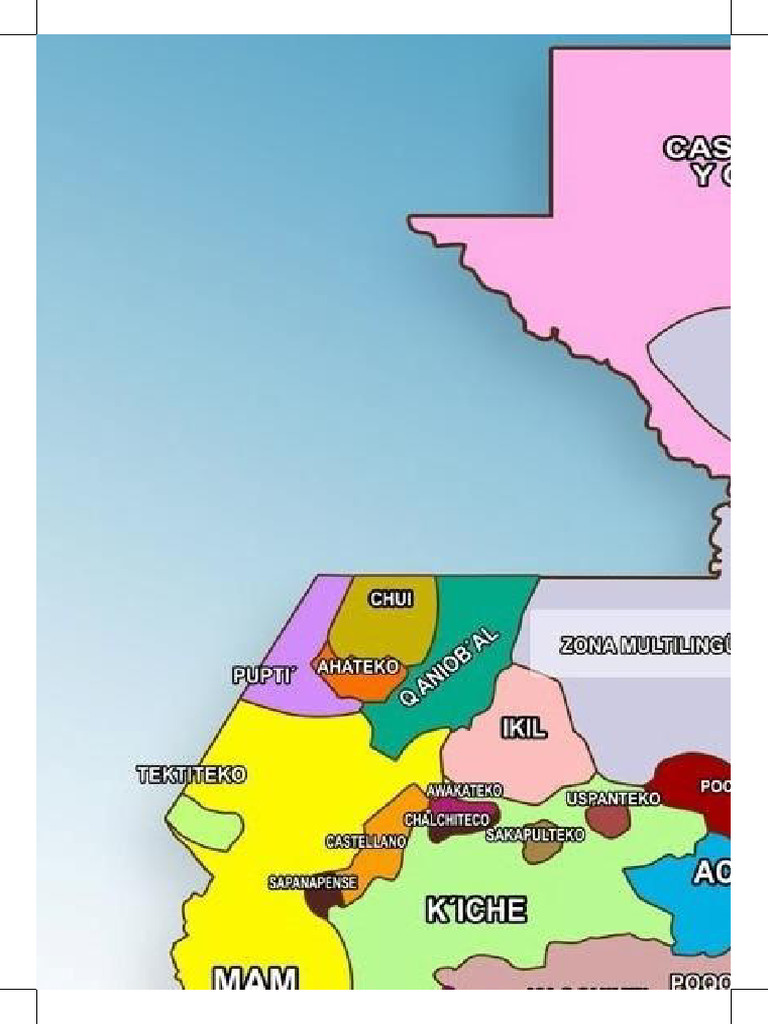 Mapa Linguistico Dividido | PDF