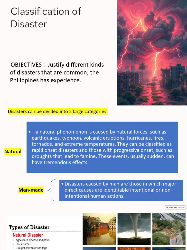 Classification of Disaster - 2 | PDF | Natural Disasters | Flood