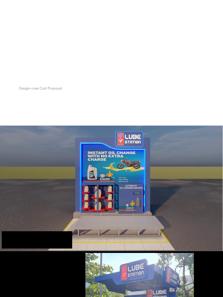 HP Lube Station Cost Proposal | PDF