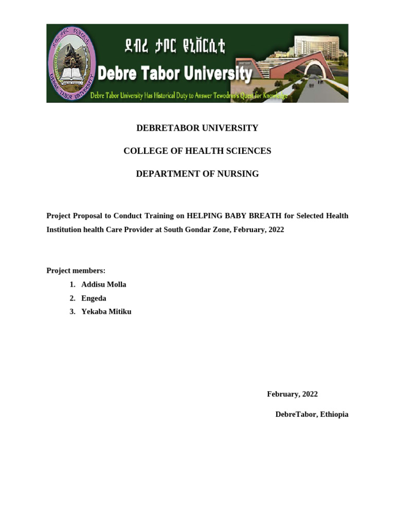 Training On HELPING BABY BREATH For Selected Health Institution Health ...