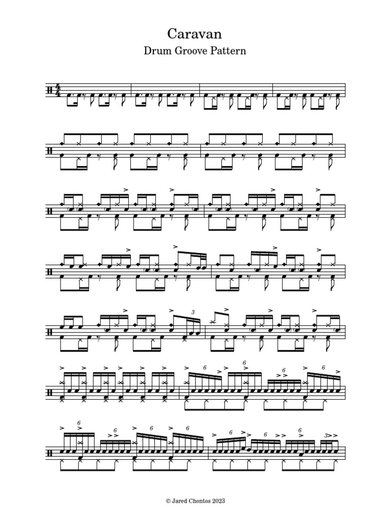 Caravan Groove Jared Chontos | PDF