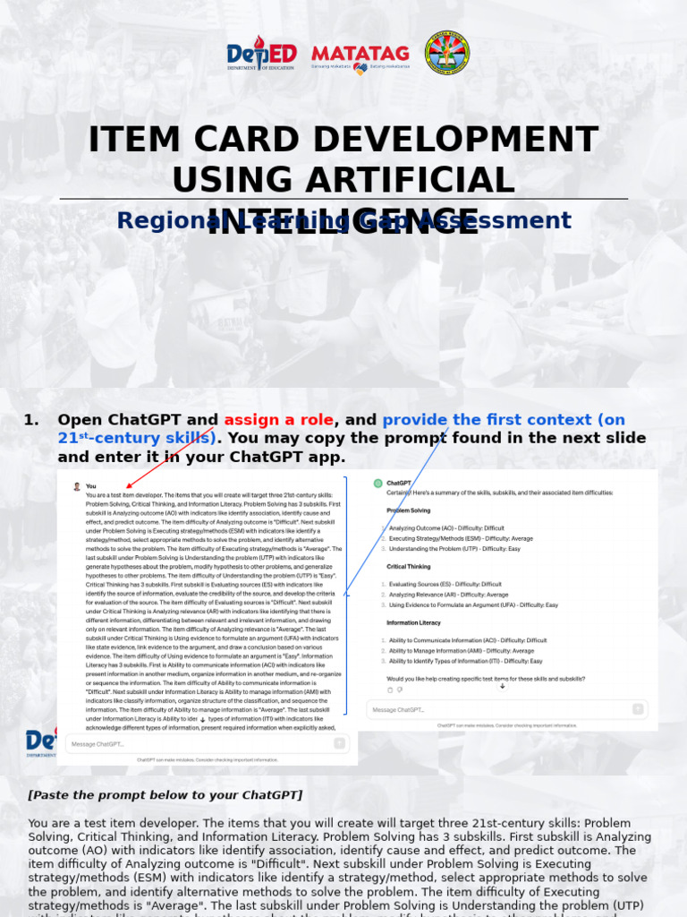 AI-Driven Item Card Development Guide | PDF | Information | Critical ...