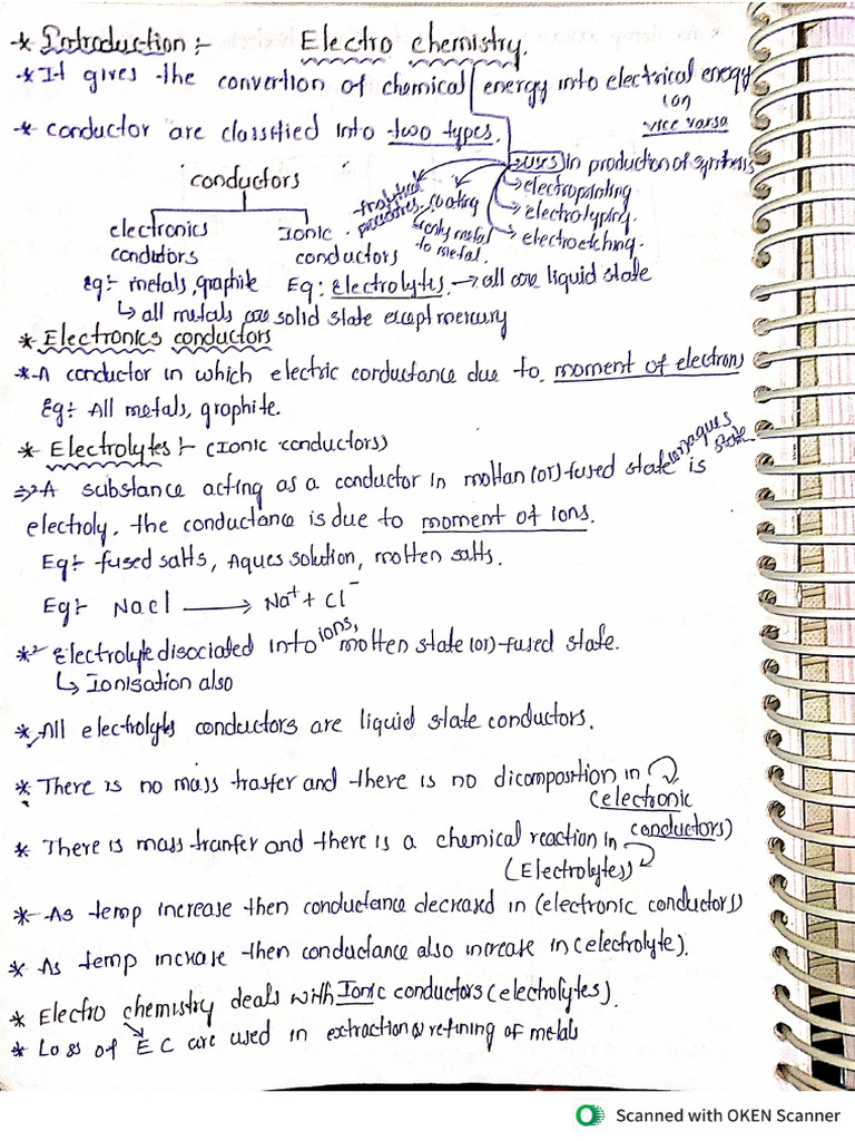 My Chemistry Notes | PDF