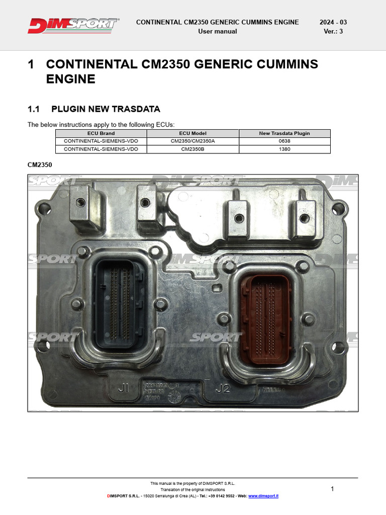 CM2350 Cummins Engine User Manual | PDF | Electrical Engineering ...