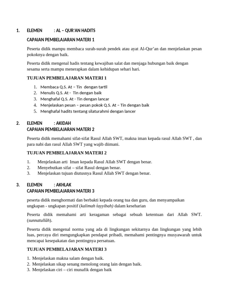 CP Dan TP Rapot Kelas 4 - SMT 2 | PDF