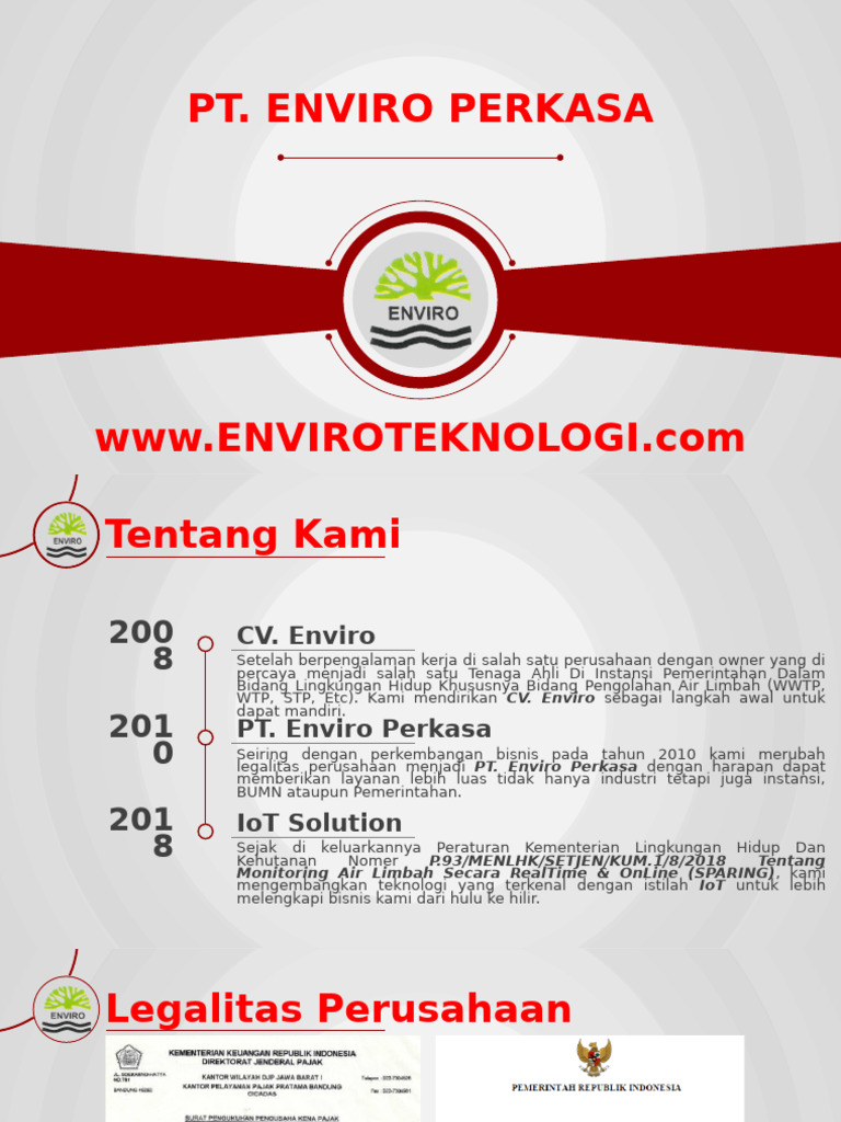 Company Profile Enviro 2022-1 | PDF