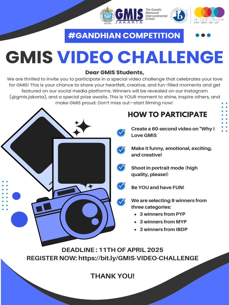 GMIS Video Challenge 2025 Invitation | PDF