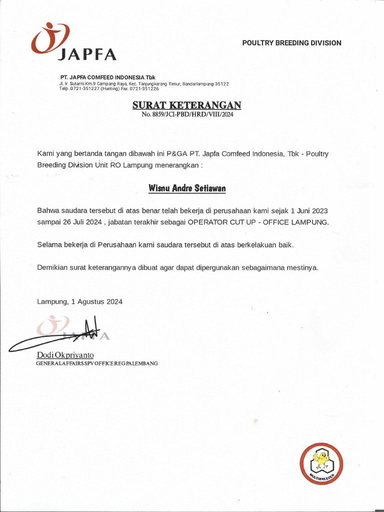 Paklaring Wisnu | PDF