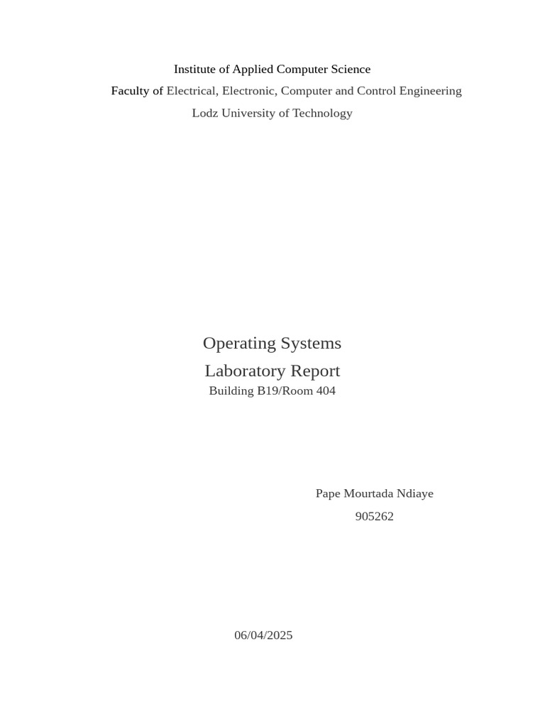 OS_Lab05_Pape_Ndiaye_Report | PDF
