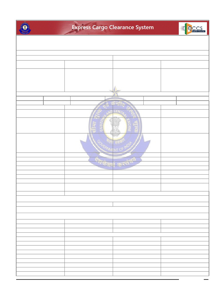 Courier Bill of Entry for Dutiable Goods | PDF | Payments | Cheque