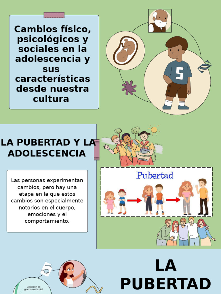 Cambios físico, psicológicos y sociales en la adolescencia y sus características desde nuestra ...