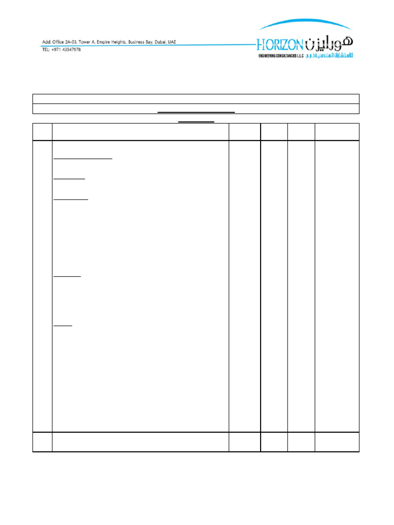 Bill of Quantity (Dubailand) Bill No 2 | PDF | Concrete | Reinforced Concrete