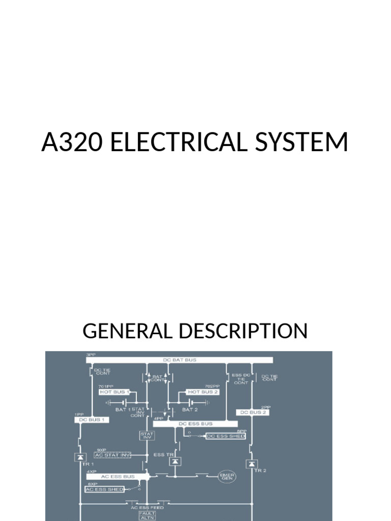 A320 Electrical System Overview | PDF