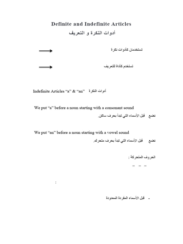 Understanding Articles: A Guide | PDF | Noun | Morphology