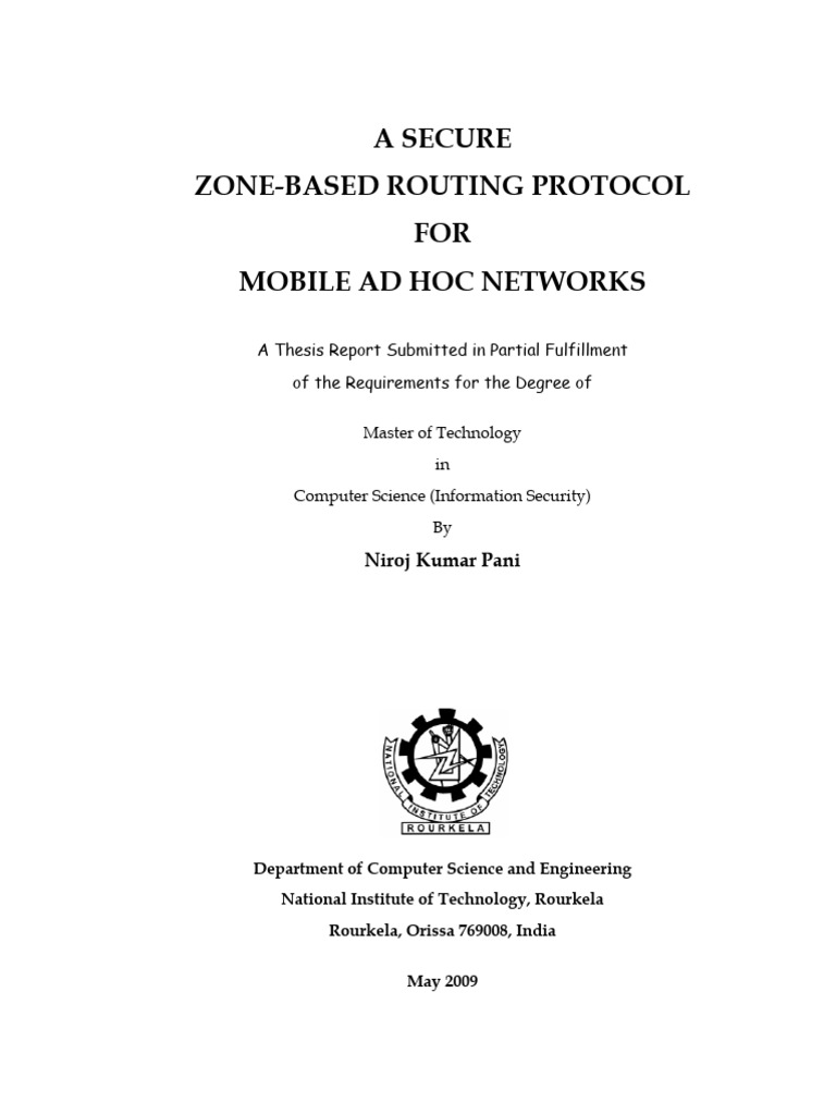 Secure Zone Based Routing Protocol For Mobile Ad Hoc Networks Pdf Wireless Ad Hoc Network