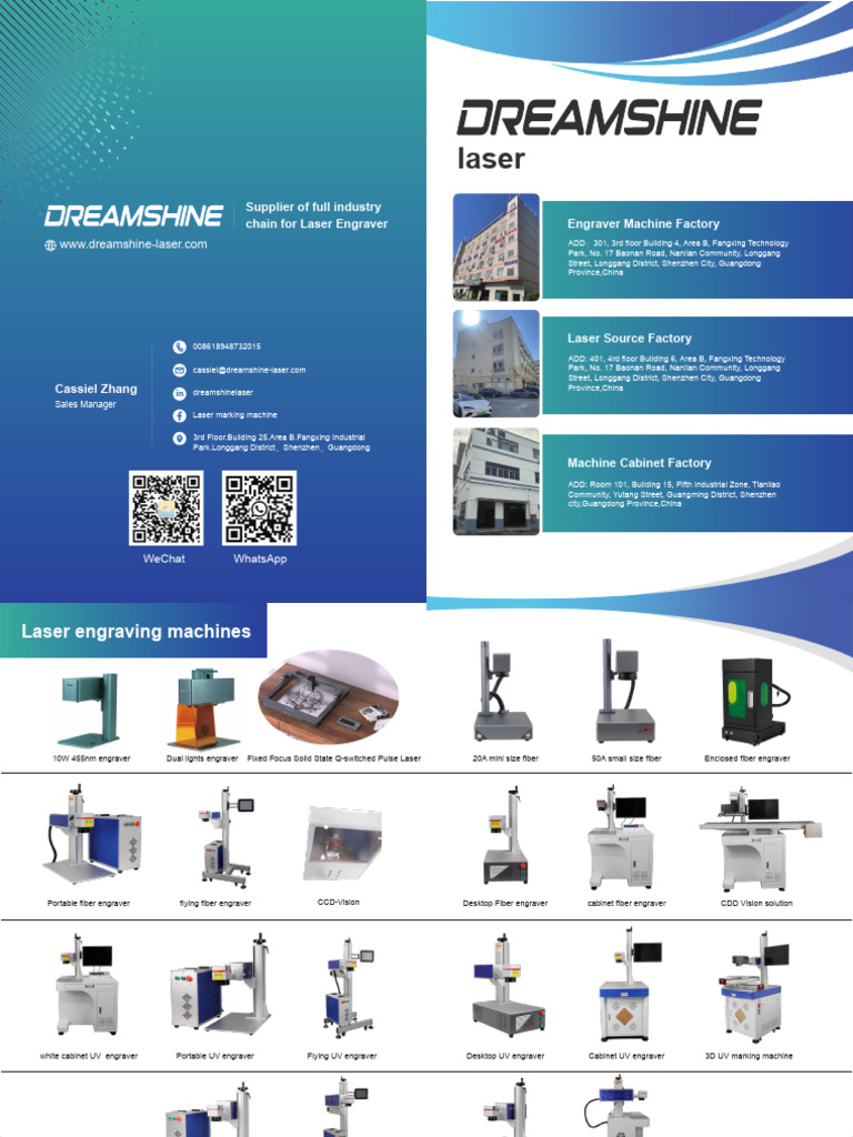 Dreamshine Laser Catalog New | PDF | Secondary Sector Of The Economy ...