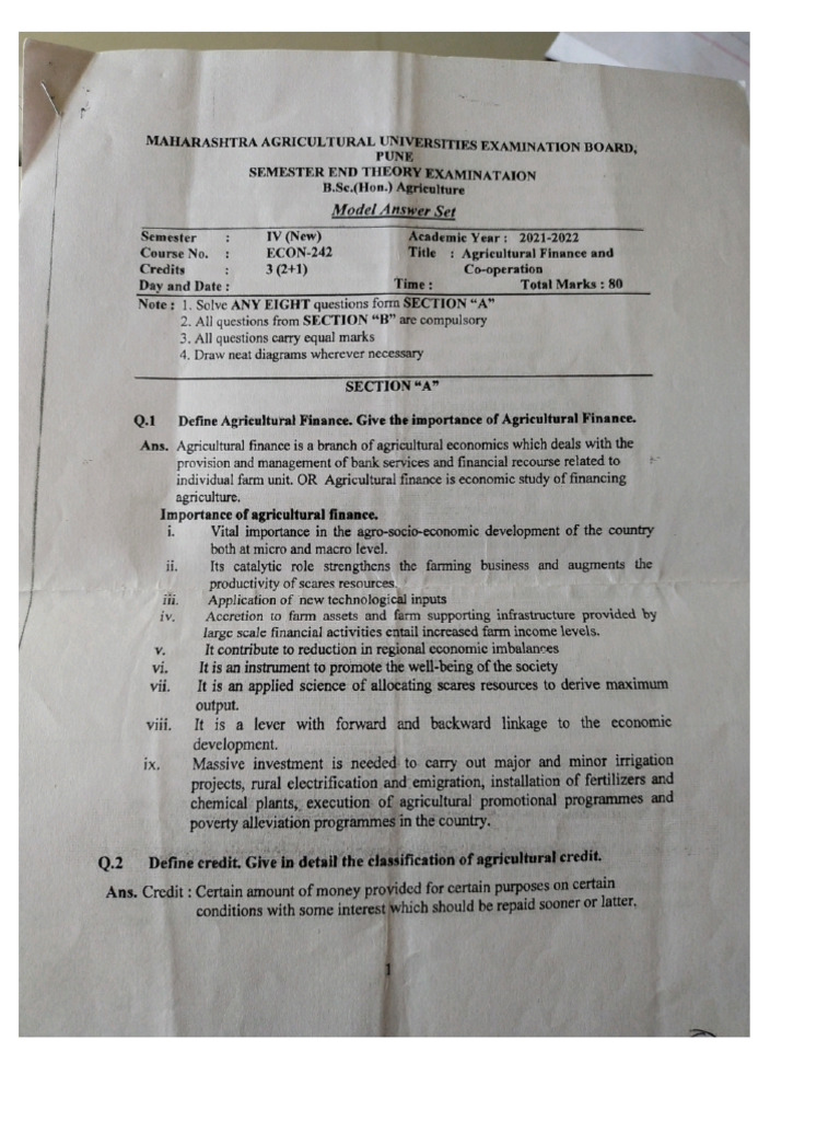 Econ 242 MA 2021-22 @Agri_Ocean | PDF