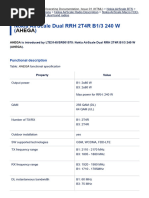 Nokia AirScale AHEGB Dual RRH Overview | PDF | Lte (Telecommunication ...