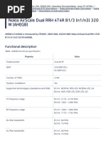 Nokia AHFIB Dual RRH Specifications | PDF | Lte (Telecommunication ...