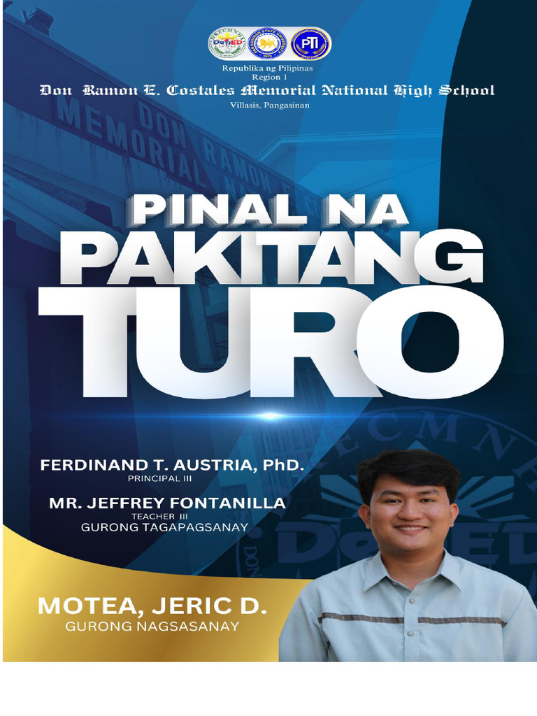 Pinal-Na-Pakitang-Turo Jeric-Motea Kabanata-21 Final Draft 1 Final | PDF