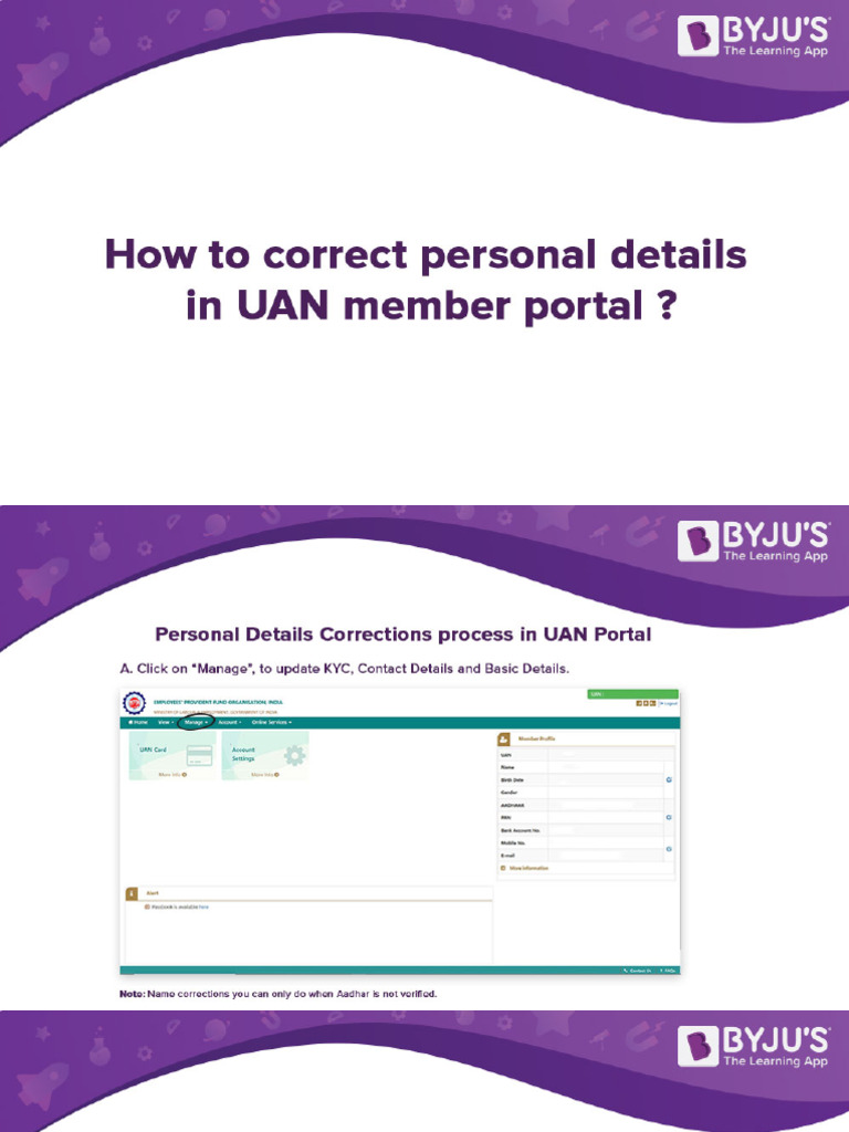Personal Details | PDF