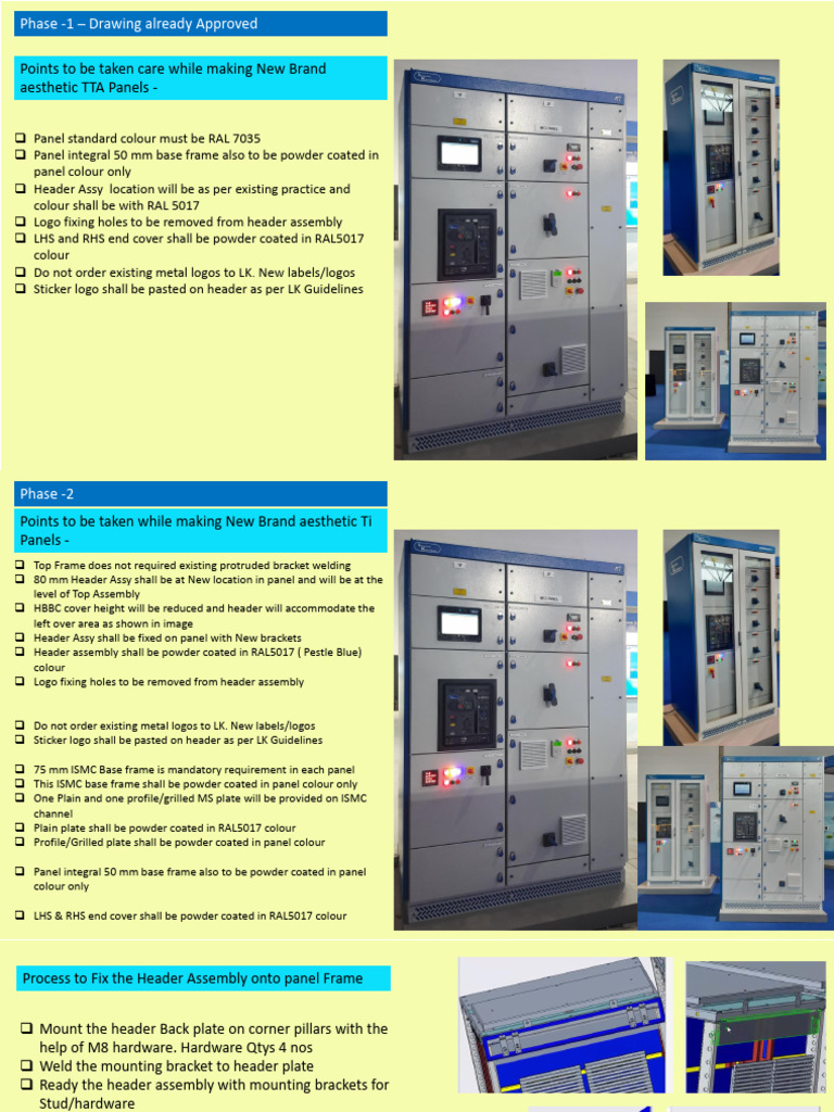 TTA Panel Aesthetic Guidelines | PDF