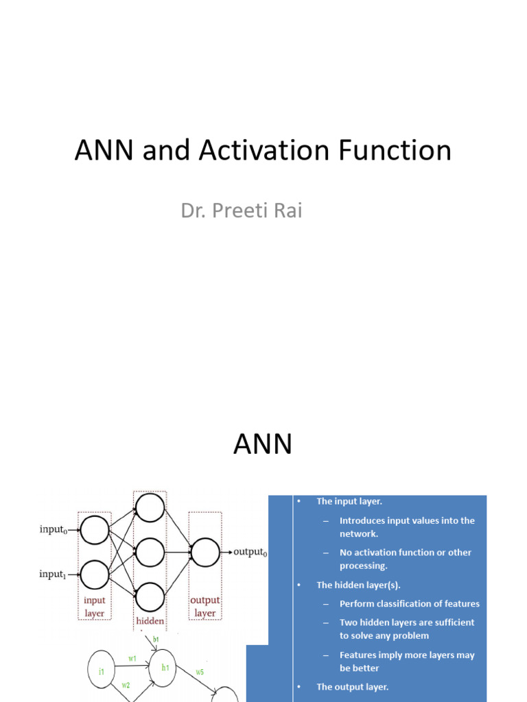 Unit 2 - Activation Function - PR | PDF | Applied Mathematics | Algorithms