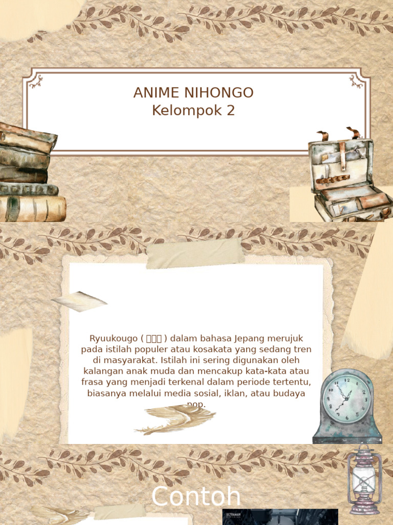 Anime Nihongo Kelompok 2 | PDF